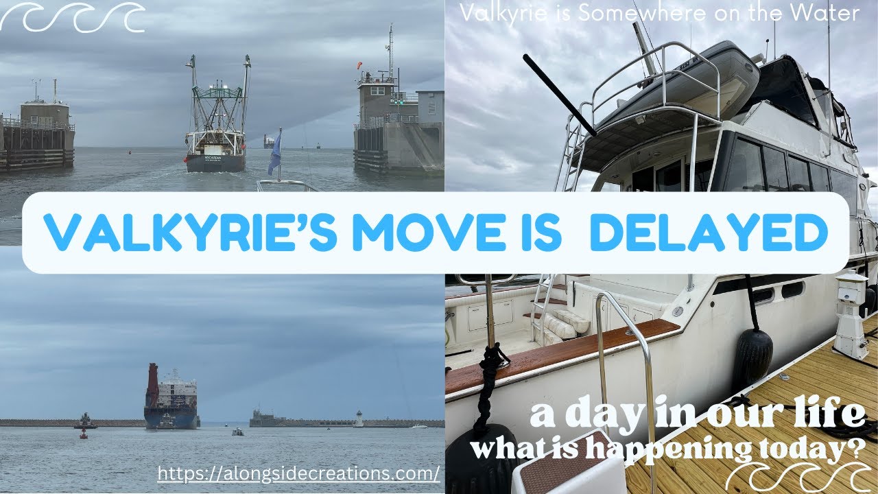 DELAYED! Valkyrie is delayed on moving day. Cruising from New Bedford ...