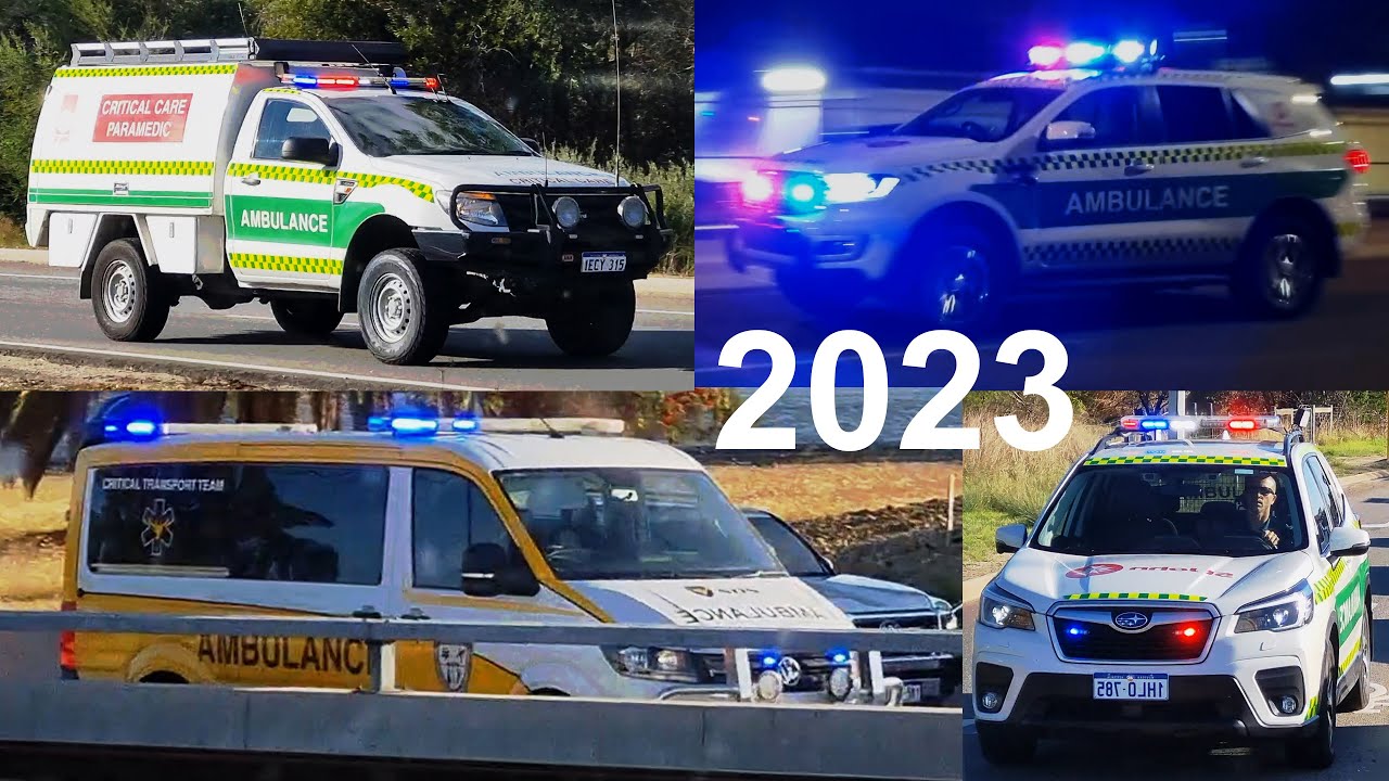 2023 Ambulances Responding Emergency - Perth, Western Australia - YouTube
