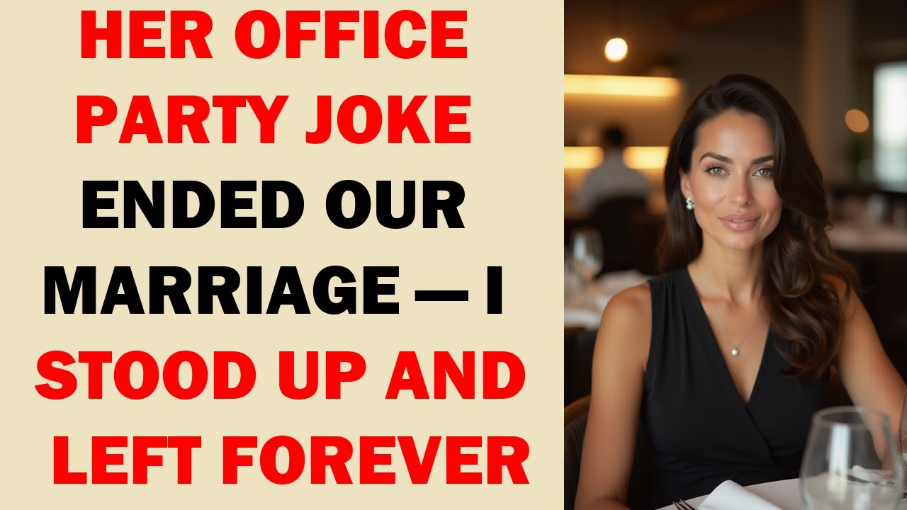Her Joke at the Office Party Shattered Everything — I Left Without ...