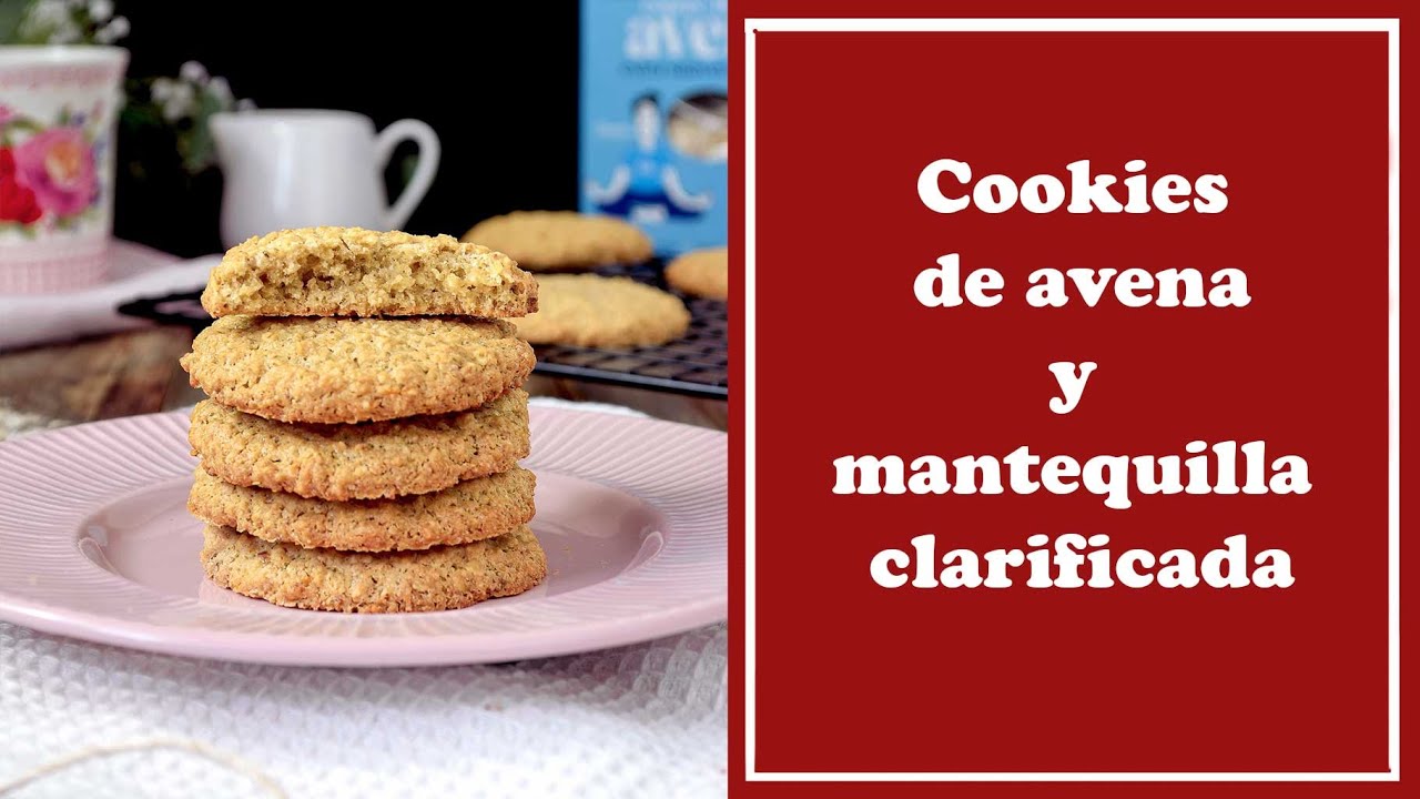 Cookies de avena y mantequilla clarificada, crujientes y deliciosa ...