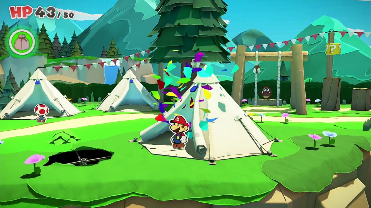Paper Mario: The Origami King - Getting to Toad Town - YouTube