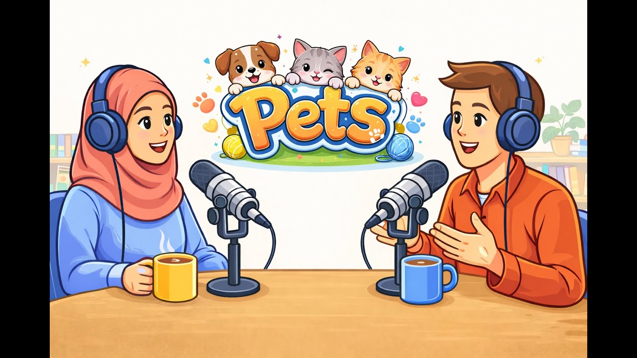 Talking About Pets 🐶🐱 | Simple English Conversation | Practical English ...