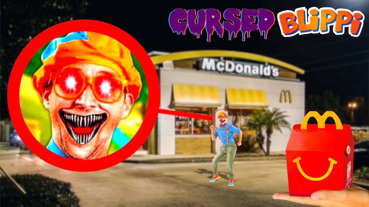 DO NOT ORDER CURSED BLIPPI HAPPY MEAL IN REAL LIFE! - YouTube