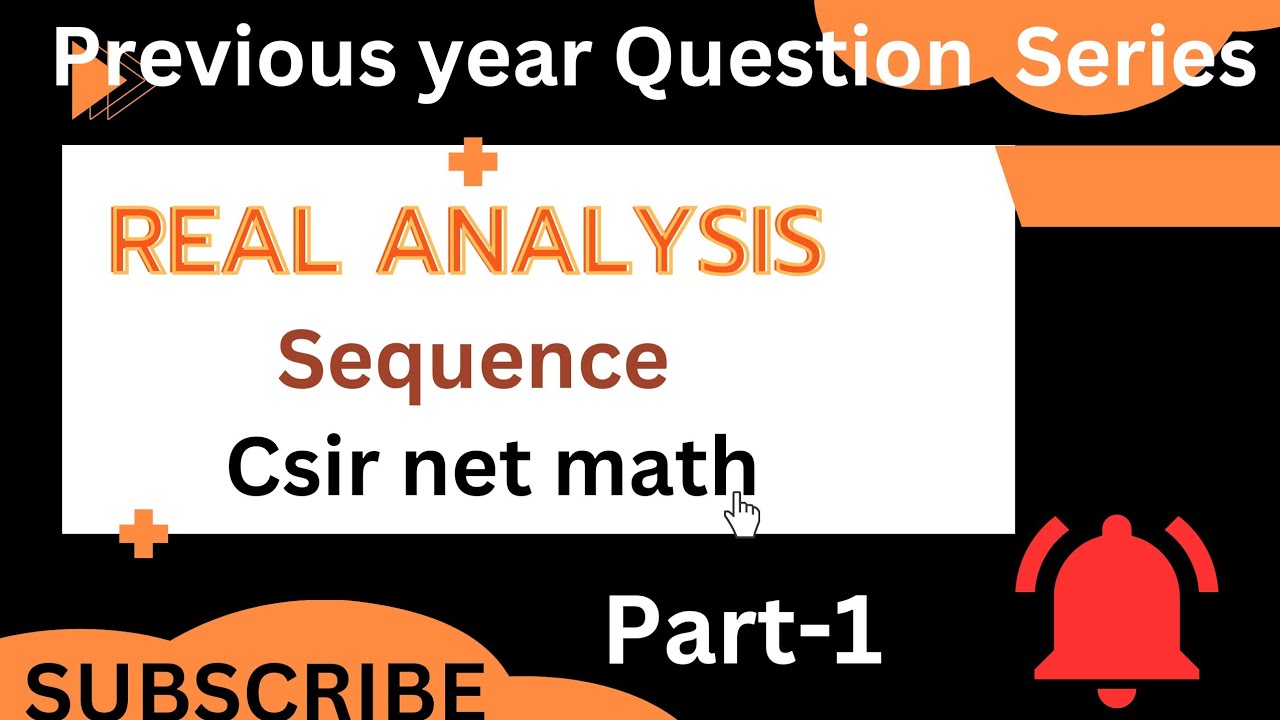 Previous year question of csir net math of Real analysis - YouTube