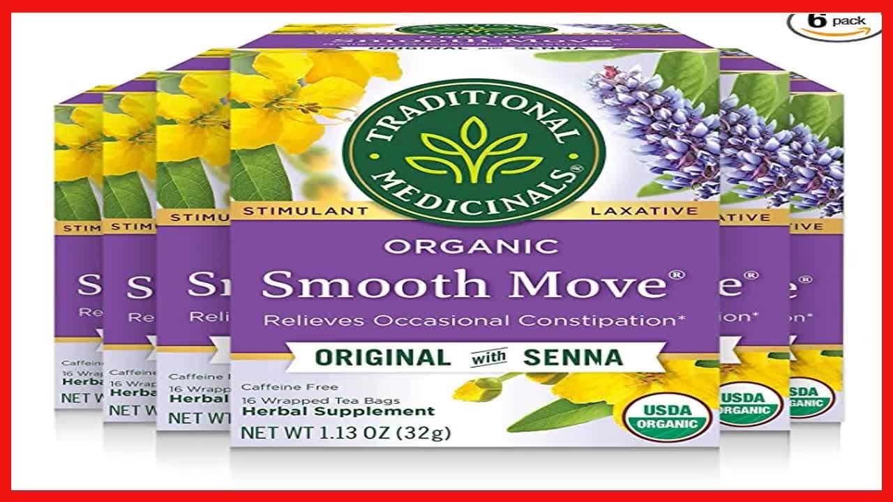 Traditional Medicinals - Organic Smooth Move Original Senna Tea (6 Pack ...