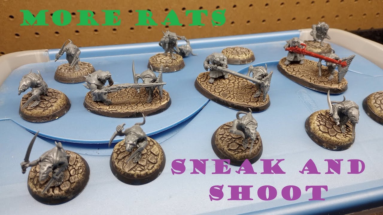 Mustering an Army: Skaven Part 4 - Kitbashing Gutter Runners and ...
