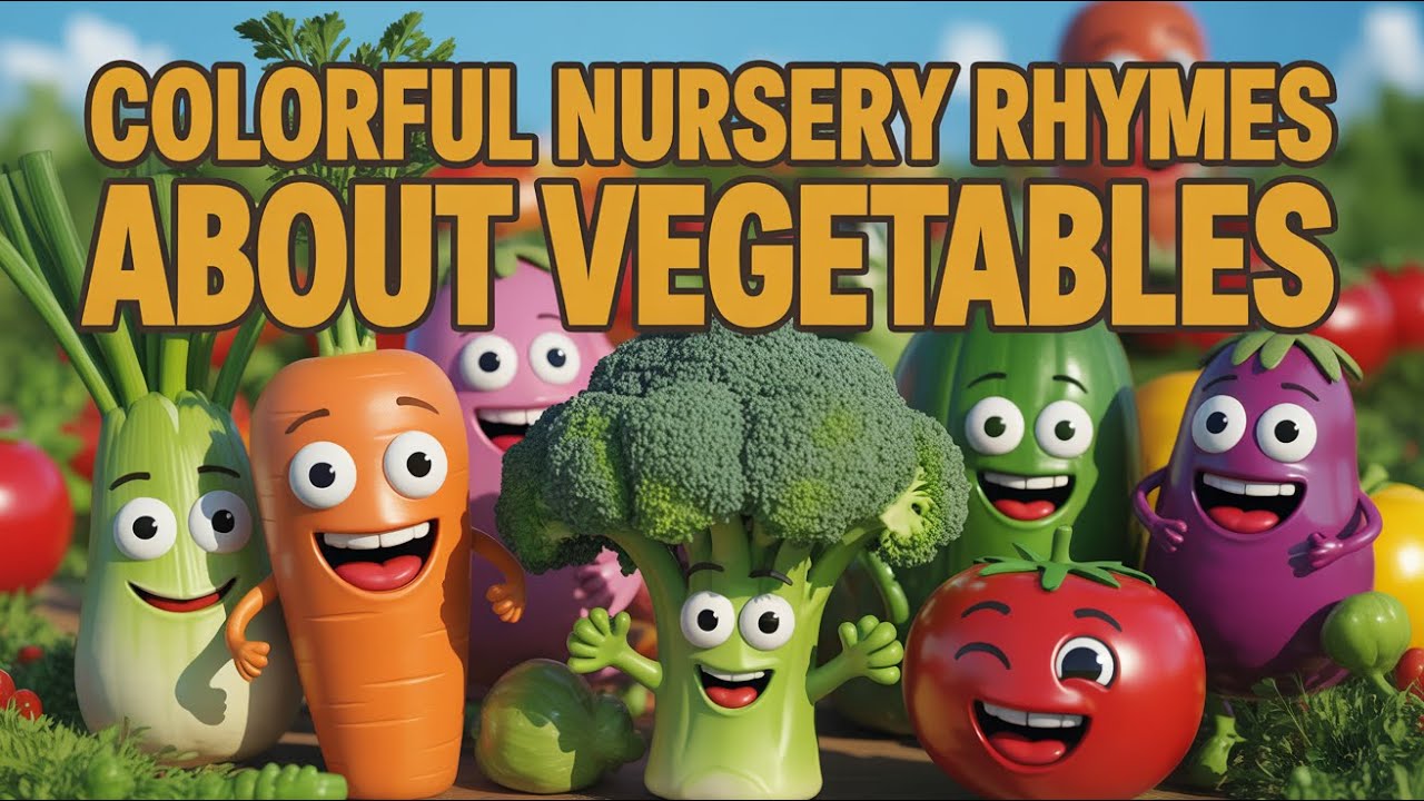 Learn Vegetables with Songs | Fun Nursery Rhymes in English for ...