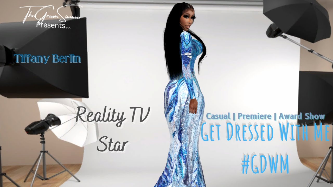 The Sims 4 CAS Reality Star GDWM NO TALKING Speed Get Dressed TS4 CC ...