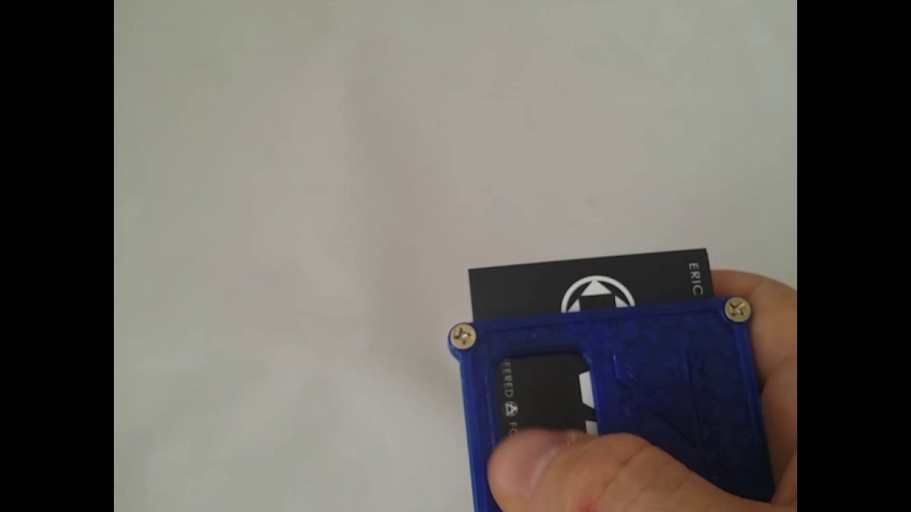 3D Printed Card Holder - YouTube