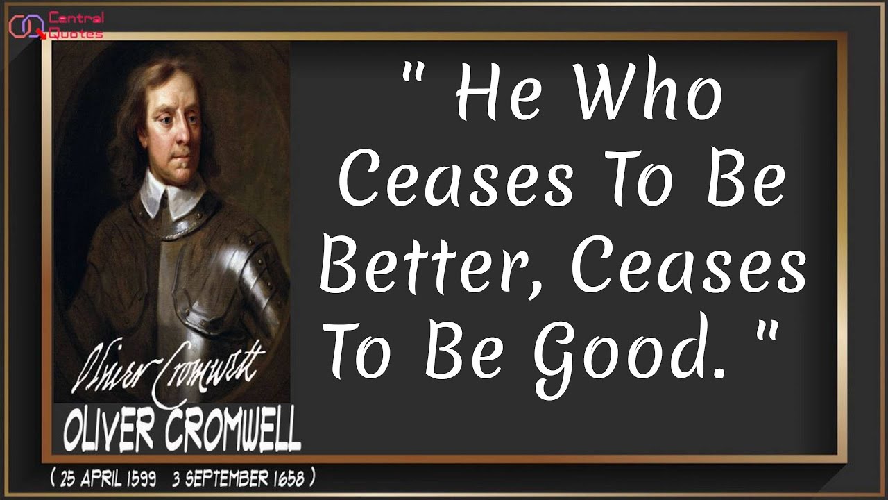 Oliver Cromwell Quotes - YouTube