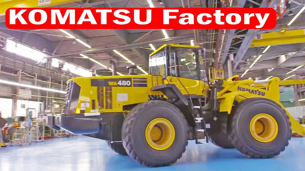 KOMATSU Factory Tour, Heavy Machinery Production - YouTube