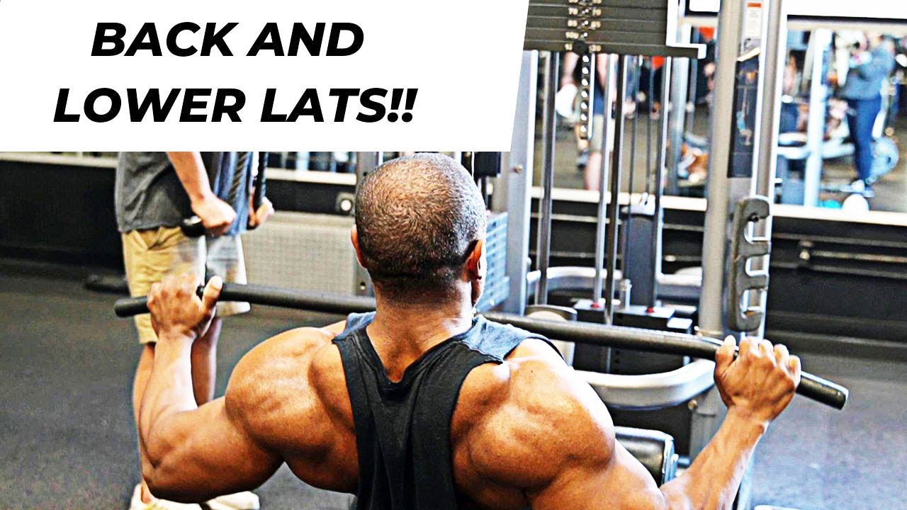 UPPER BACK AND LOWER LATS: WORKOUT FOR MASS! - YouTube