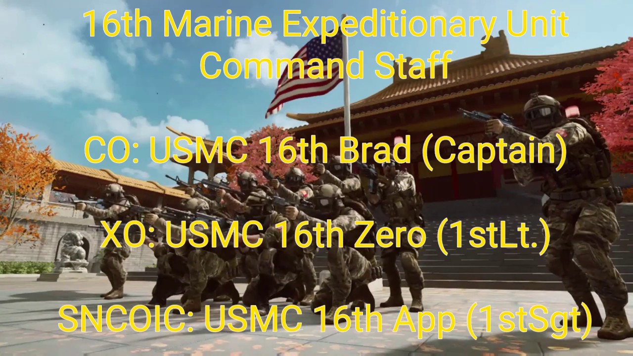Battlefield 4, 16th Marine Expeditionary Unit "Mission First, Marines ...