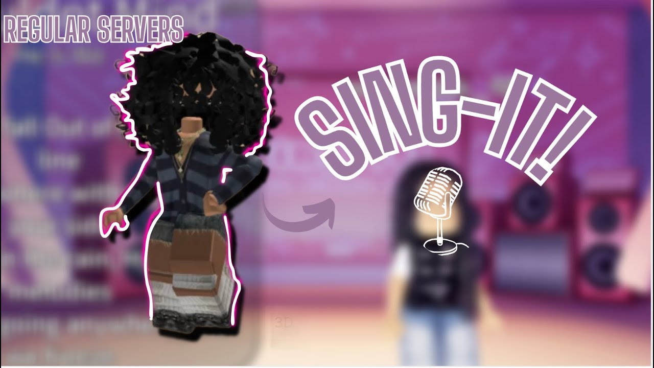 Playing Sing it! (Roblox karaoke) - YouTube
