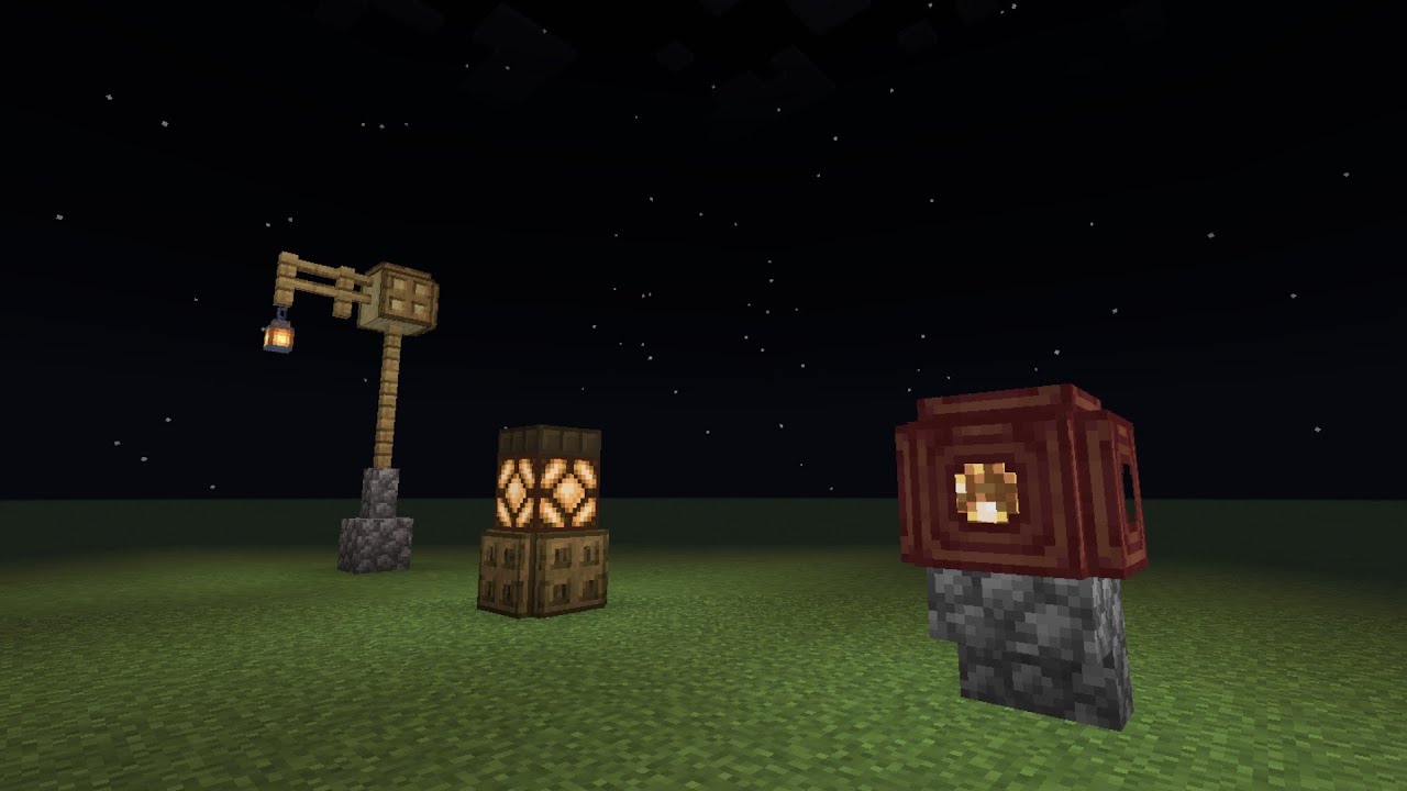 decoração de iluminação MINECRAFT 1.19 - YouTube