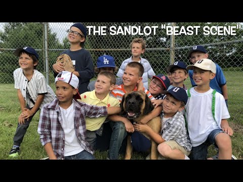 The Sandlot "Beast Scene" Reenactment - YouTube