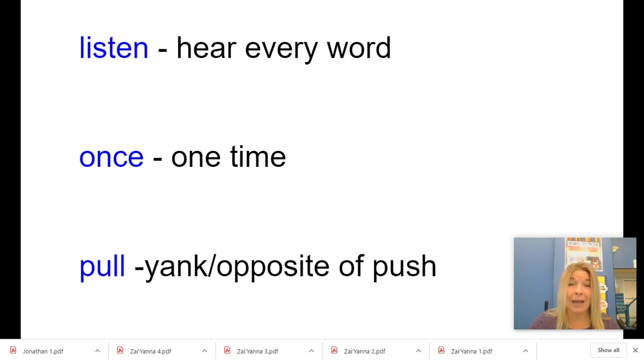 Tara and Tiree Vocabulary - YouTube