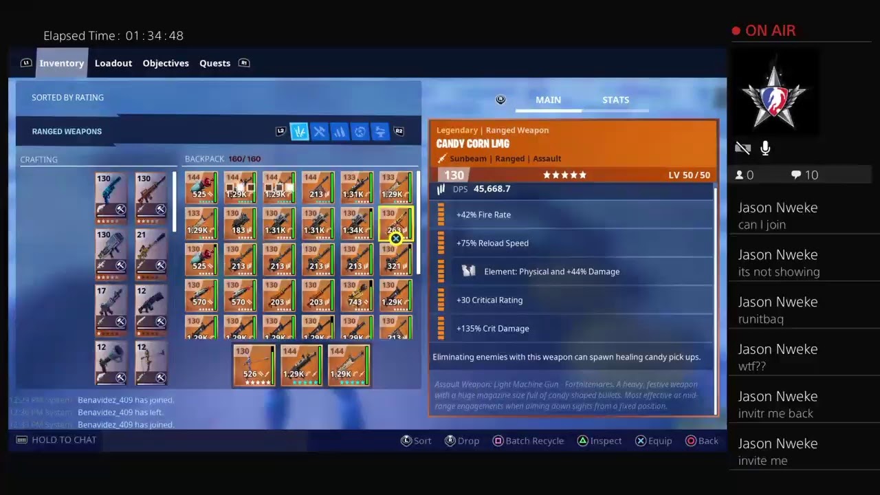 Fortnite inventory Dropbox - YouTube