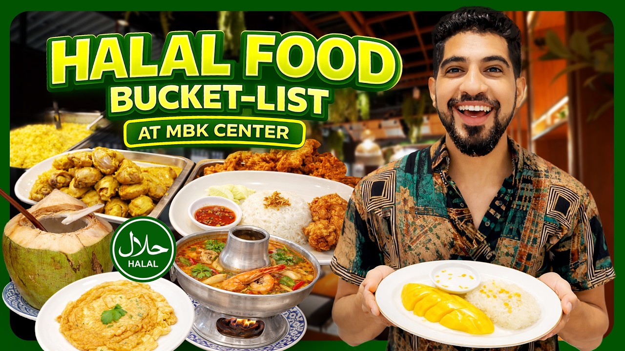 Ultimate Halal Food Guide in Bangkok! 🇹🇭 Exploring MBK Center's Muslim ...