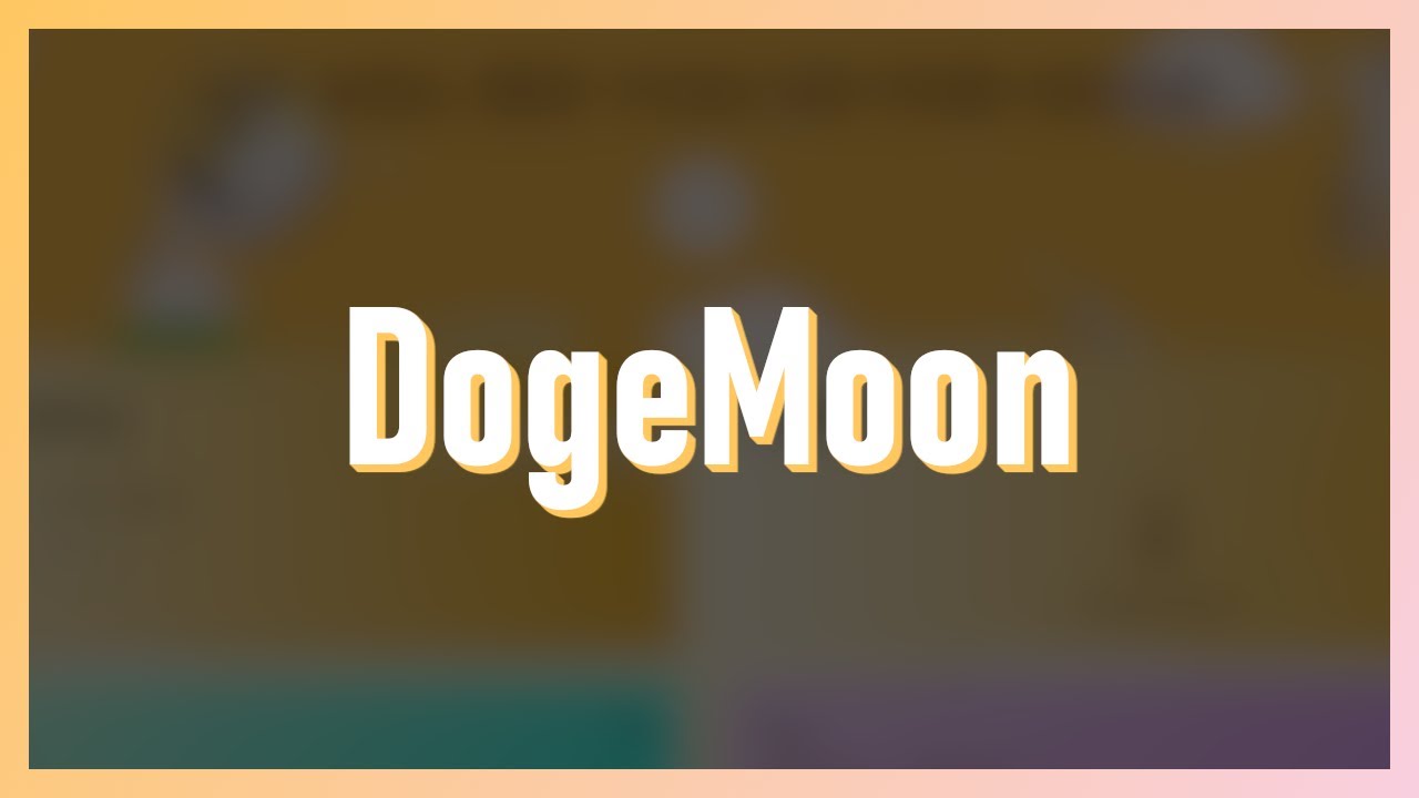 MoonDoge - To the moon together on BSC! - YouTube