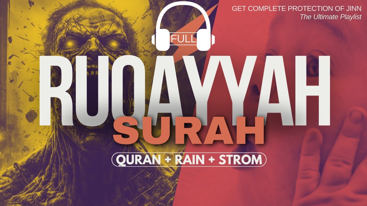 Complete Ruqyah Surah (Full) with rain effect | Get a Peaceful Sleep ...