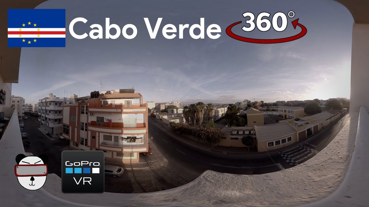 🌍 360° Local Neighbourhood | Praia, Cabo Verde 🇨🇻【GoPro VR Travel | 360 ...