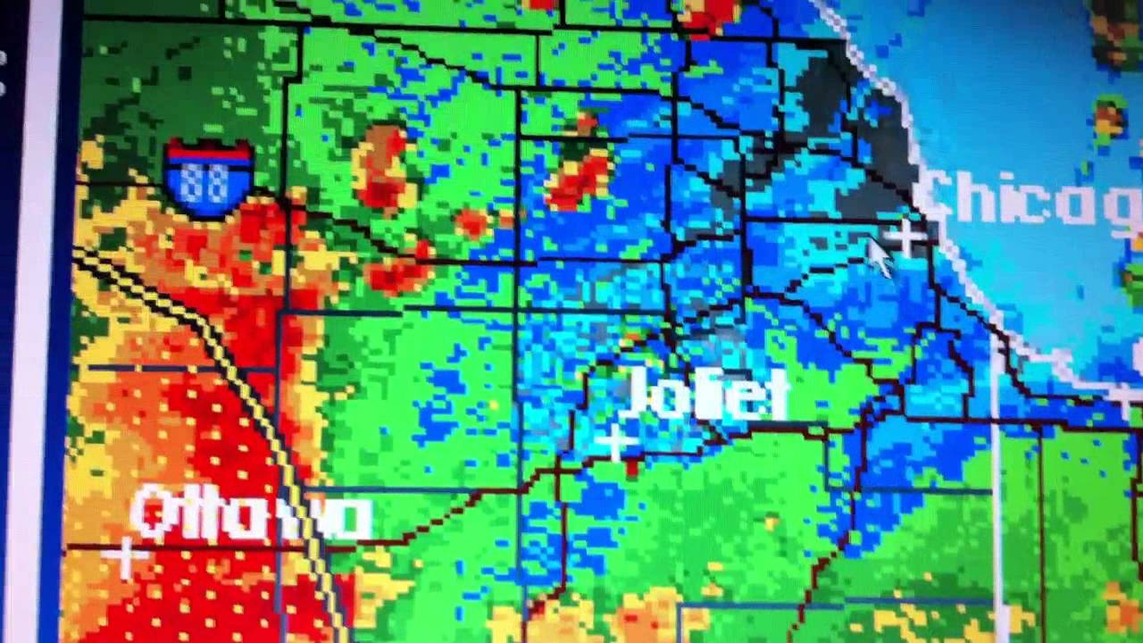 NOAA - Radar loop 06/21/2011 ..nice storm on Chicago West Sub - YouTube