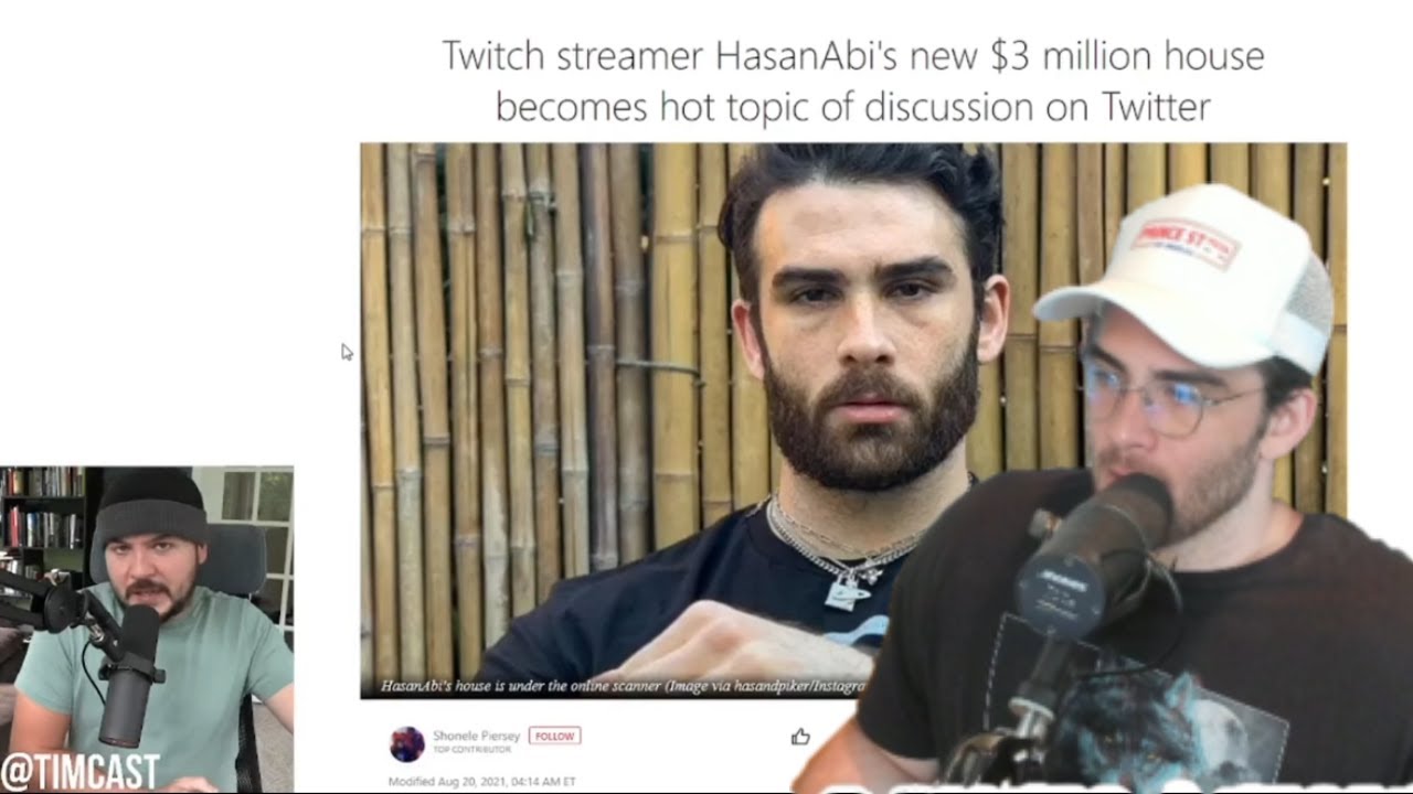 HasanAbi Reacts to Tim Pool's Comments on Hasan's $3 Million House ...