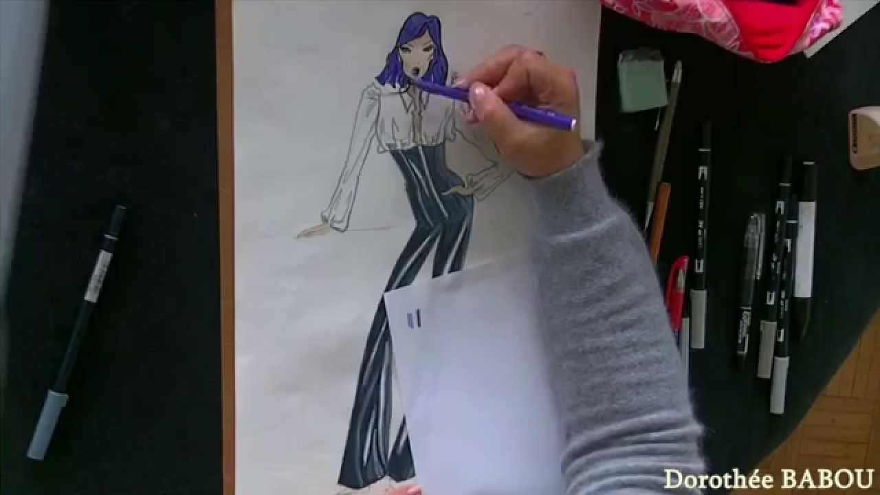 Tutorial How to draw FASHION FIGURES sketches for BEGINNERS lesson 3 ...