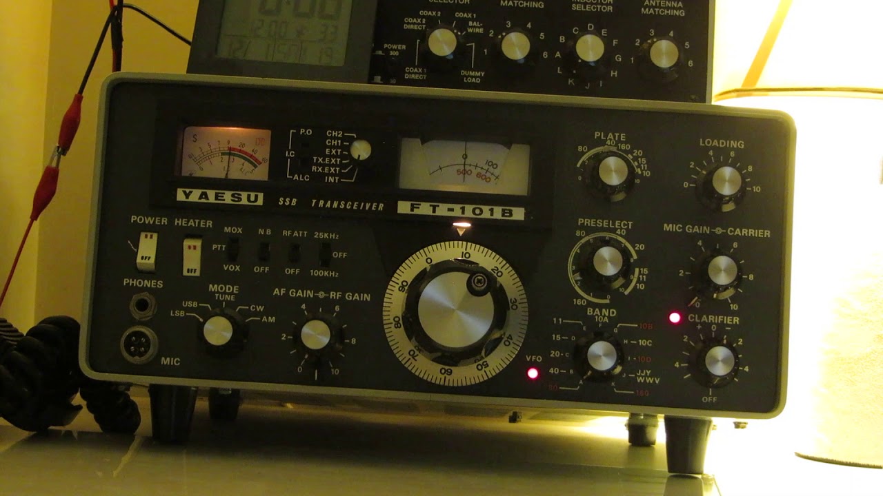 FT-101B on 80m CW (GM3WUX CQ) - YouTube