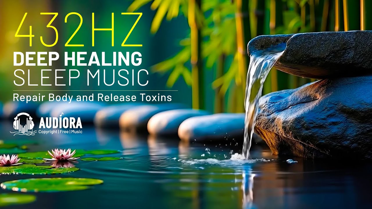 432Hz Deep Healing Sleep Music | Repair Body & Release Toxins - YouTube