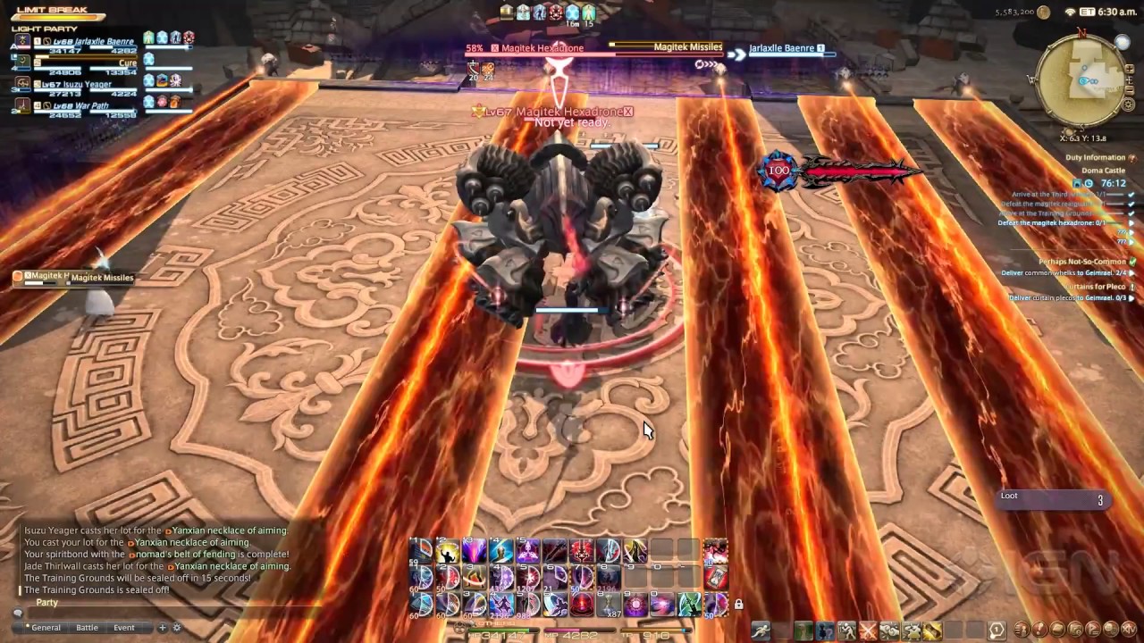 Final Fantasy XIV: Stormblood - Doma Castle Dungeon Walkthrough - YouTube