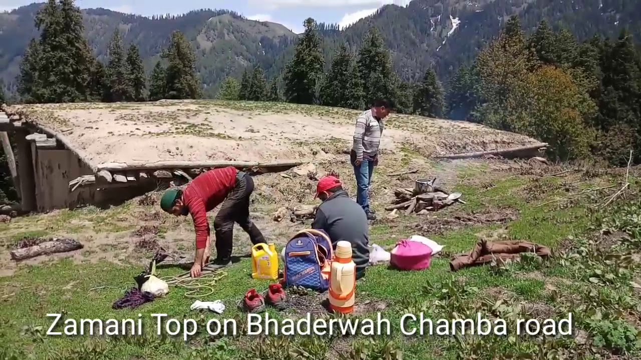 Zamani top on Bhaderwah Chamba road near 36 KM - YouTube