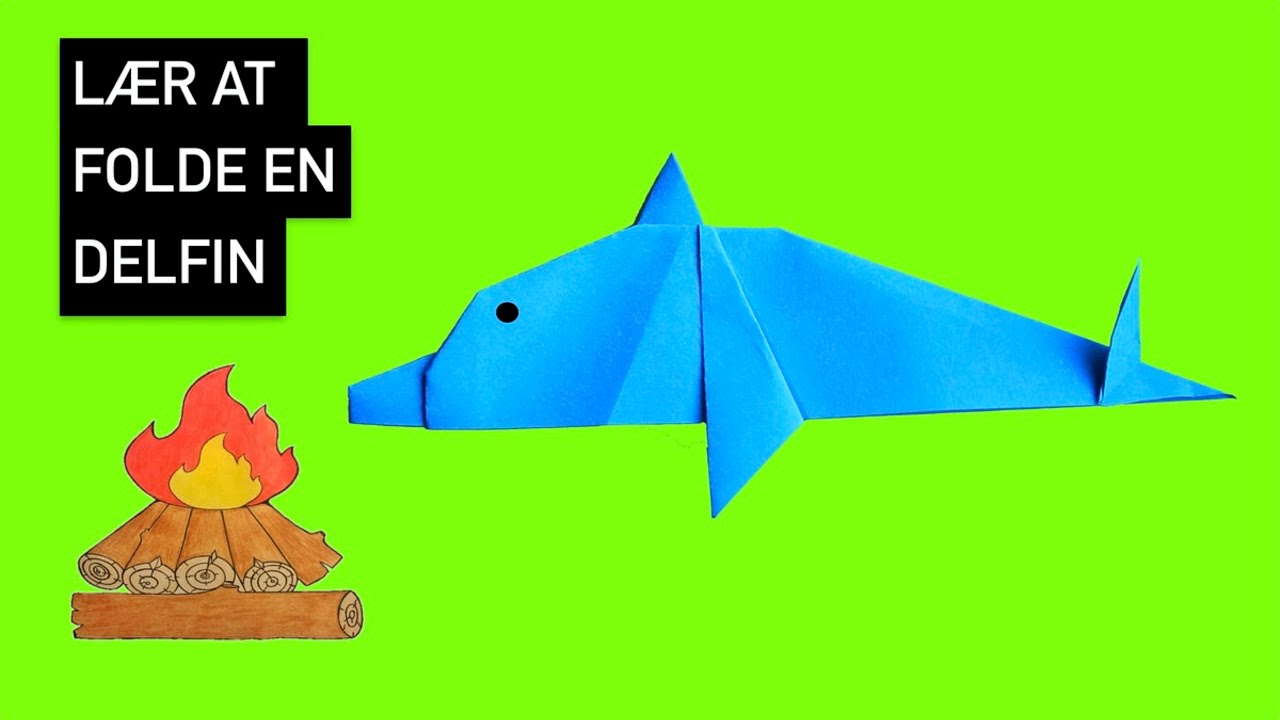 Hvordan folder man en delfin i papir?? - Origami - YouTube