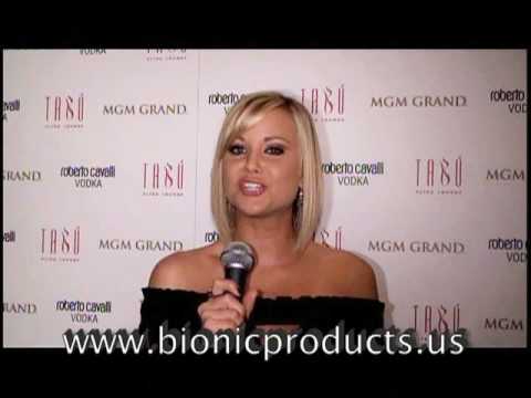 Kara Monaco and Champion Ricky Hatton Endorse Bionic Tonic - YouTube