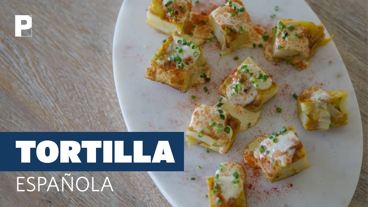 Tortilla española con aliolí, receta para compartir en casa - YouTube