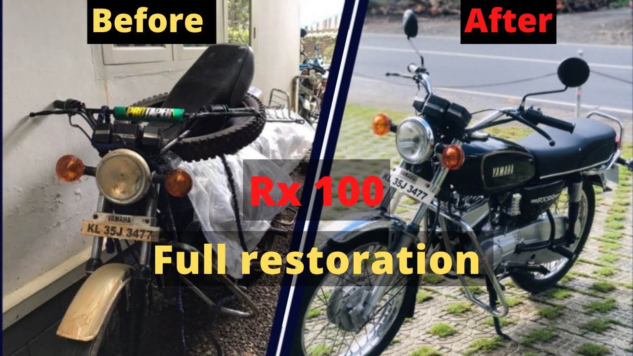 Yamaha rx100 restoration |1994 model| RX SALES ZONE - YouTube