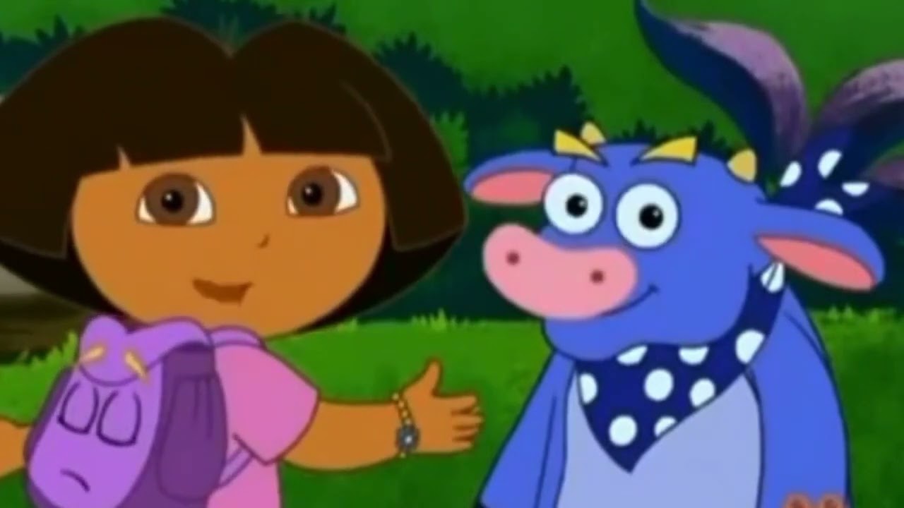 Dora The Explorer and Boots Wake Up Backpack Slow Motion - YouTube