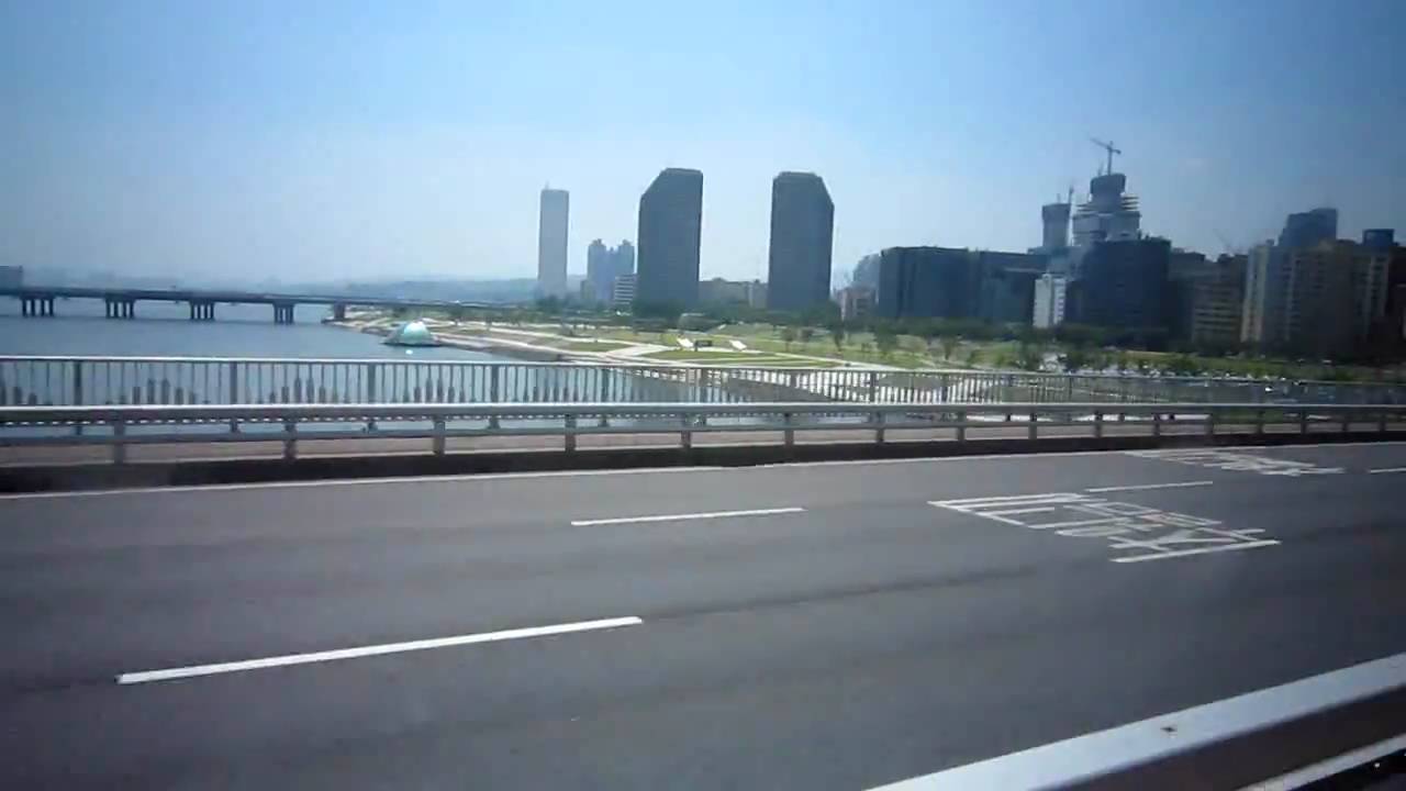 Seogang Bridge @ Han River (South Korea, Seoul) - YouTube