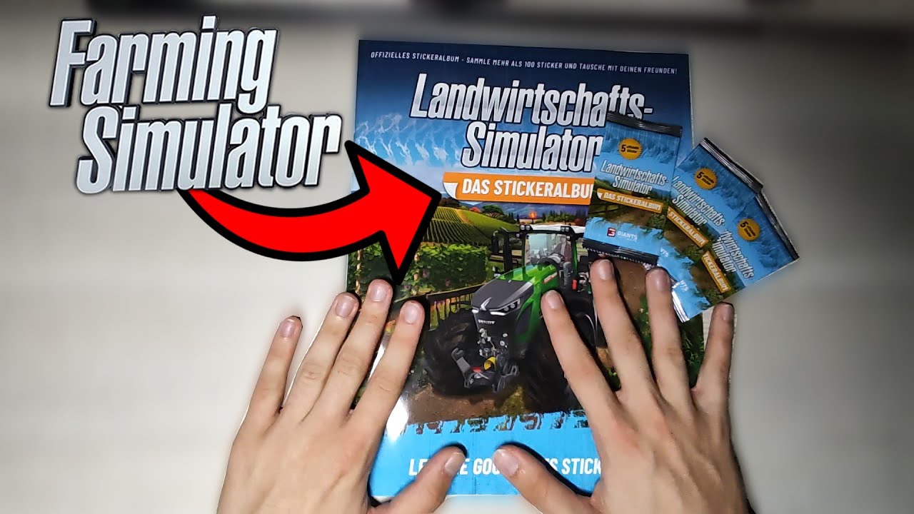 OUVERTURE DE STICKERS FARMING SIMULATOR - Présentation du Sticker Album ...