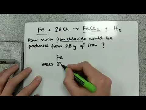 Reacting masses calculations (part 1) - YouTube