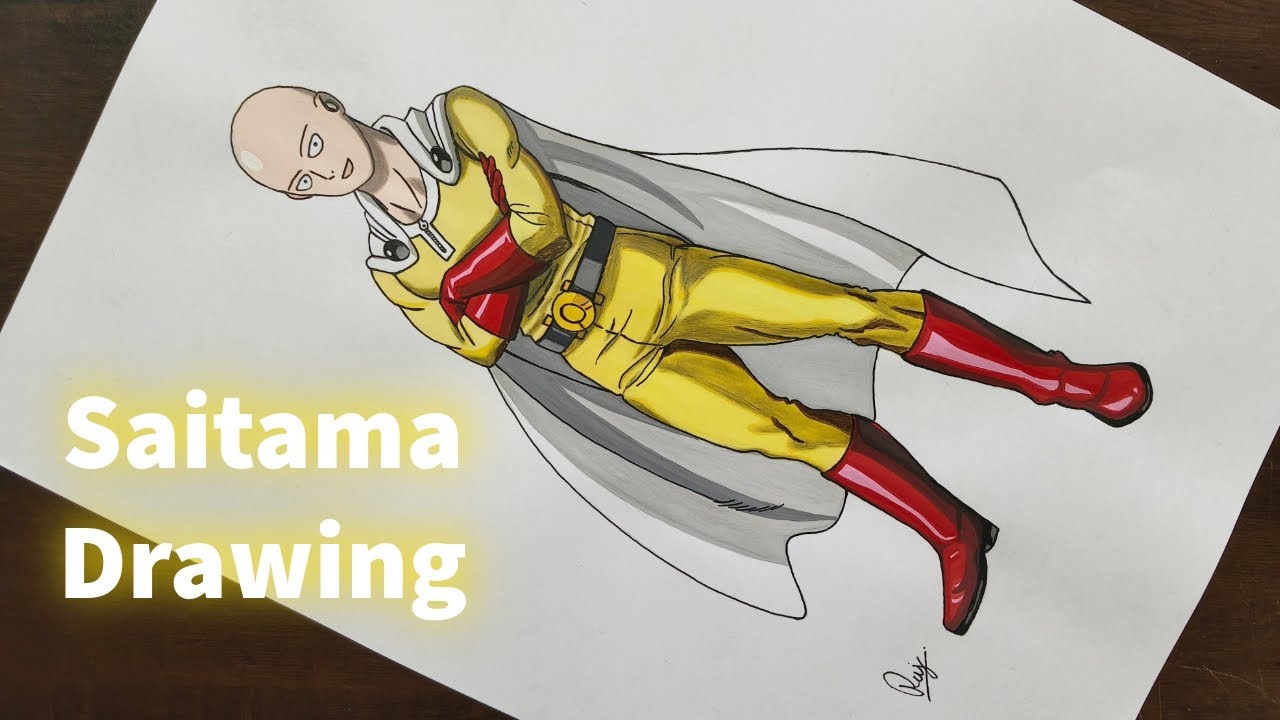 How to Draw Saitama from One-Punch Man #saitama #onepunchman #howtodraw ...