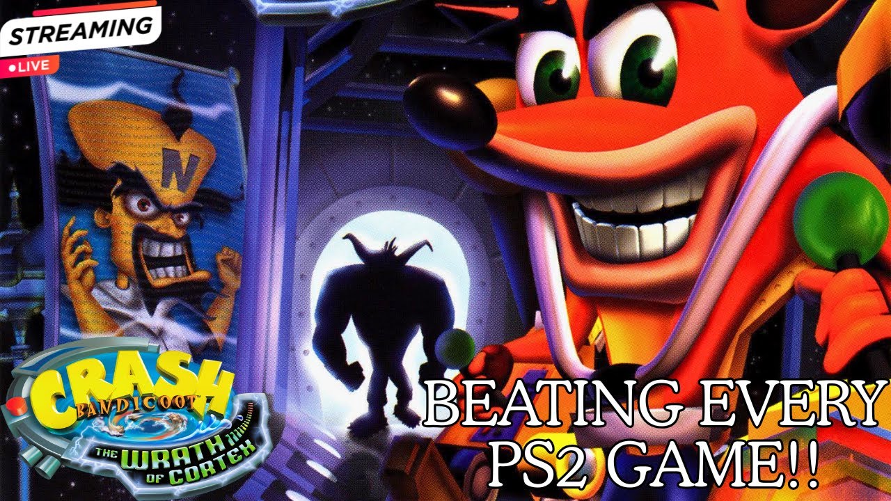 Beating EVERY PS2 Game Ever (live) - Crash Bandicoot: The Wrath Of ...