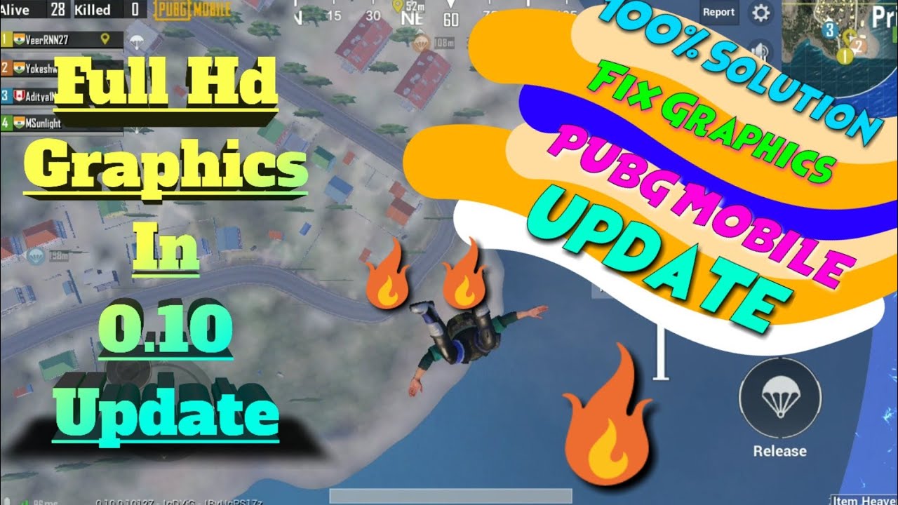 How to fix graphics problem in pubg mobile 0.10 update by COC TECHNICAL ...
