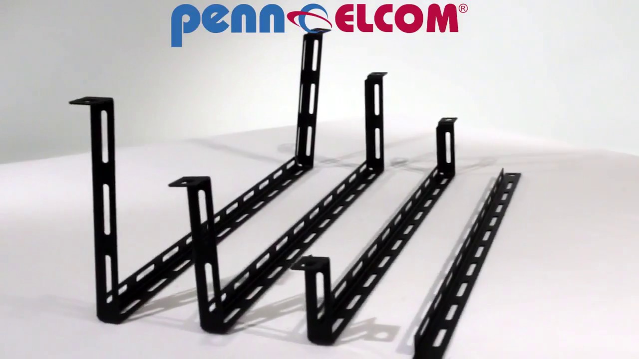Penn Elcom Cable Support Tie Bars R1311 Cable Network Management - YouTube