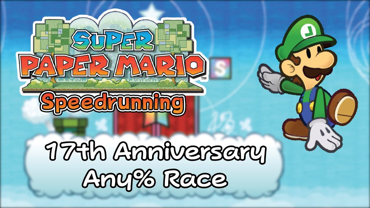 Super Paper Mario 17th Anniversary - Any% Race - YouTube