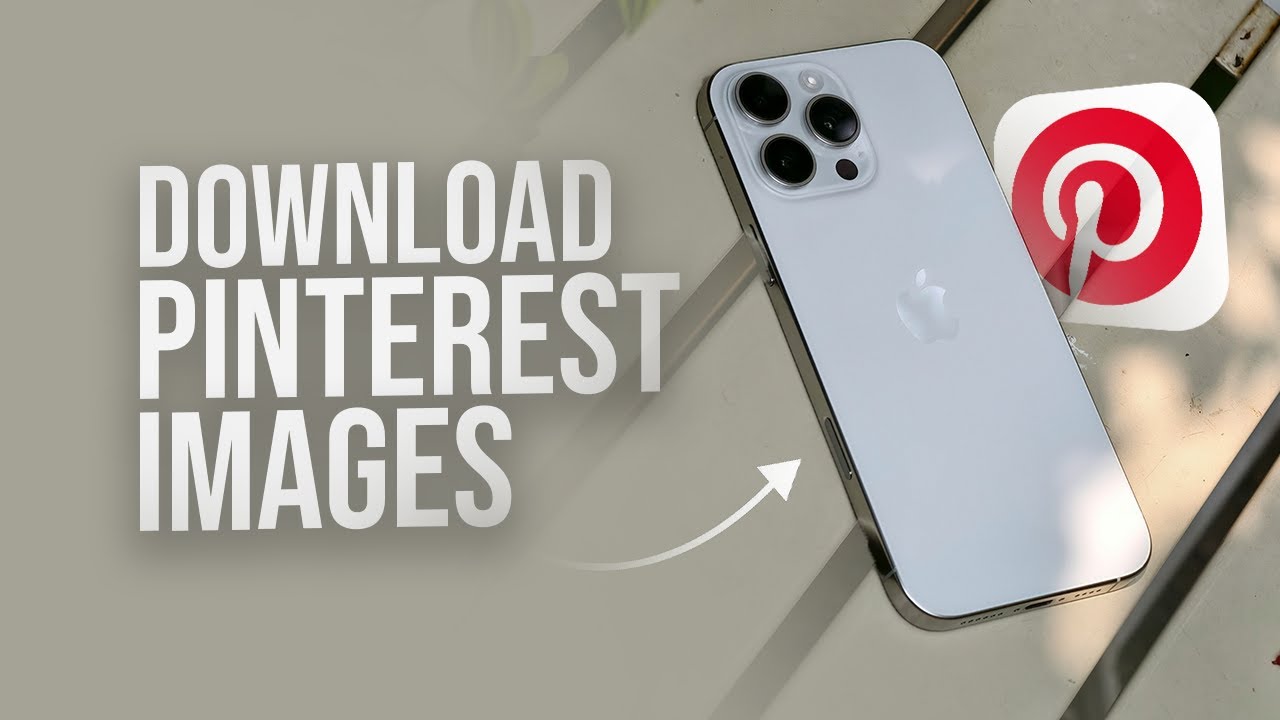 How to Download Pinterest Images in iPhone (tutorial) - YouTube