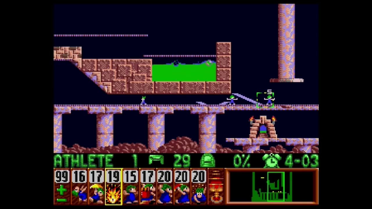 SNES Quest - G41E6 - Lemmings - Build - YouTube