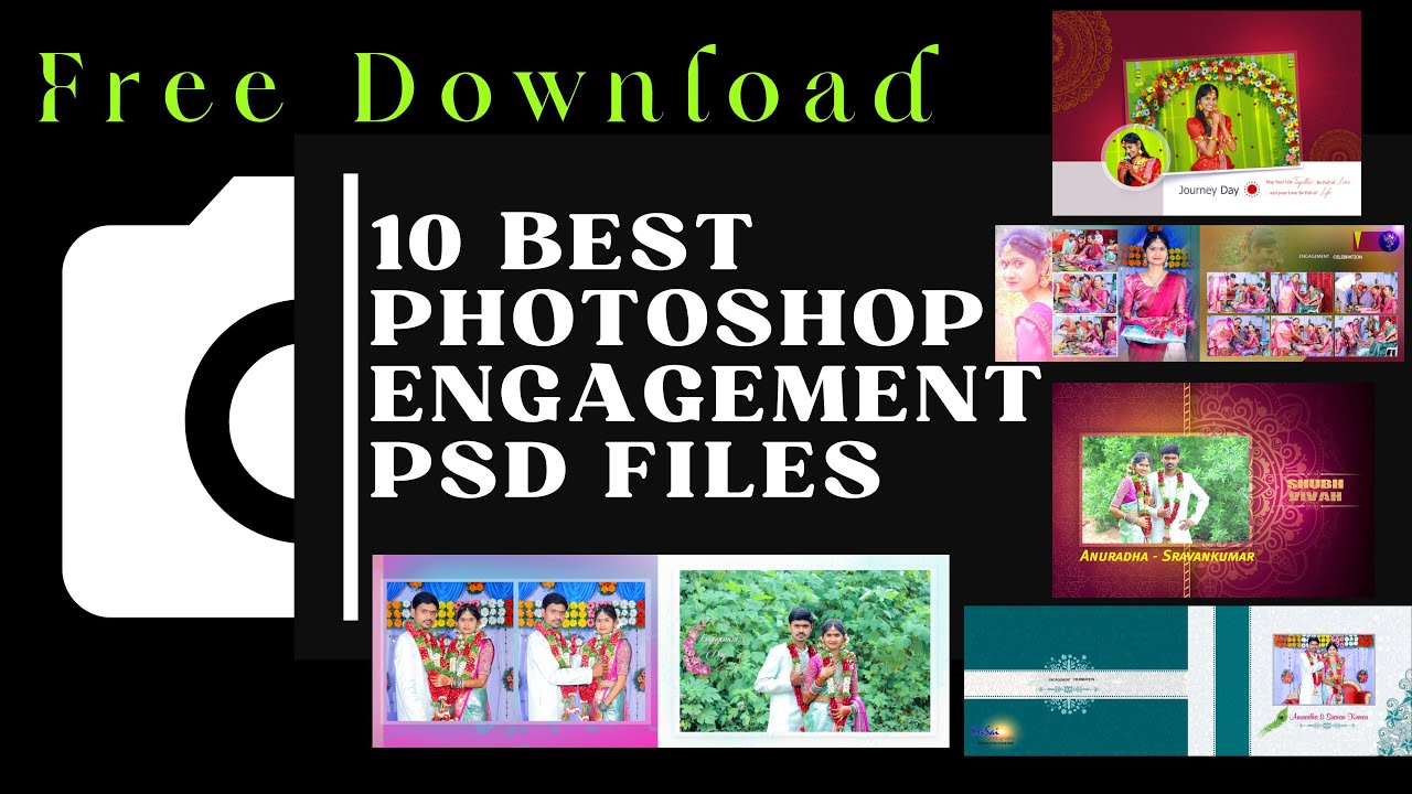 💍 FREE ENGAGEMENT PSD FILES DOWNLOAD | 2025 Trending Album Designs ...