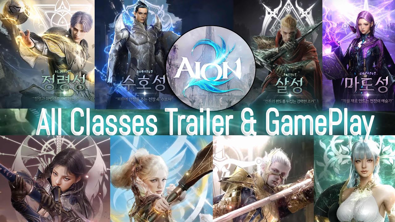 Aion 2 all Classes Trailer & Gameplay [4k] - YouTube